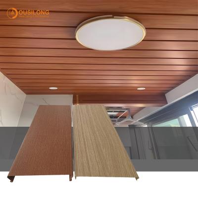 China Stripwidth 50mm to 300mm aluminum strip ceiling customizable production requirement as you require ideal for commercial and residential projects for sale