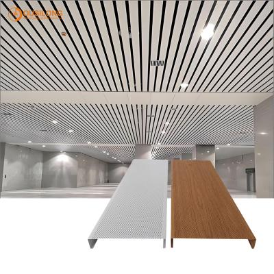 China 50mm to 300mm Stripwidth aluminum strip ceiling featuring coating thickness 006mm to 008mm suitable for modern architectural projects for sale