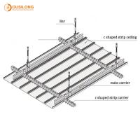 China 50mm to 300mm Stripwidth aluminum strip ceiling featuring coating thickness 006mm to 008mm suitable for modern architectural projects for sale