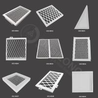 China Minimum Qty 300 Square Meter Aluminum Mesh Ceiling with Tapping Screw Designed to Meet Demands of Large Construction Projects and Renovations for sale