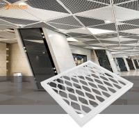 China Easy To Clean And Maintain Aluminum Mesh Ceiling Minimum Qty 300 Square Meter Durable Lightweight And Stylish Ceiling Solution for sale
