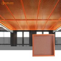 China Construction Suspended Metal Ceiling Interior Ceiling System Featuring Perforation Carving Ideal for Real Estate and Commercial Spaces for sale