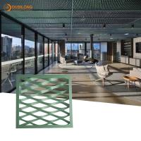 China Easy To Clean And Maintain Aluminum Mesh Ceiling Metal Ceiling Material Providing Air Circulation And Attractive Visual Effects for sale