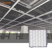 China Customized Perforation Suspended Metal Mesh Ceiling Featuring Easy To Clean And Maintain Exterior Wall Panel Suitable For Office And Retail Spaces for sale