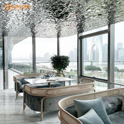 China Environmentally Approved Commercial Ceiling Tiles with 400 H Steel Frame and Moistureresistance Providing Ceiling Solutions for sale