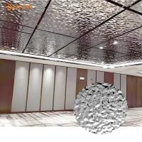 China water rippled aluminum honeycomb ceiling combined with 400 H Steel frame providing support and stylish ceiling finish for sale
