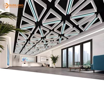 China Steel Artistic Ceiling Tiles Incorporating No Static Technology Providing Long Lasting Beauty and Functional Performance for sale