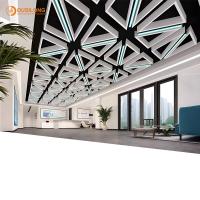 China Irregular Artistic Ceiling Tiles White Ceiling Panels Installation Method Glue Or Nail Durable Decorative Ceiling Solutions for sale