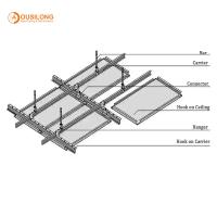 China Plate Acoustic Ceiling Tiles PVDF Coated Surface Finishing Optimized for Easy Installation and Long Lasting Acoustic Benefits for sale