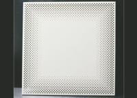 China Sound Proofing Decorative Acoustic Ceiling Tiles Perforated Fireproof With Roll Coating for sale