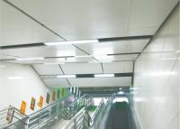China Square Clip In Perforated Ceiling Panels Aluminum Alloy For Exhibition Hall for sale