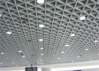 China suspended decorative Metal Grid Ceiling aluminum Triangle For stadiums / subway for sale