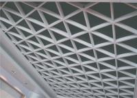 China suspended decorative Metal Grid Ceiling aluminum Triangle For stadiums / subway for sale