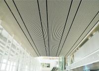 China High Grade Aluminum Tubular Linear Metal Ceiling , Museum White False Ceiling 50mm Dia for sale