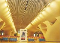 China Aluminum Round Tube Kitchen Ceiling Tiles Suspended Metal Aluminium Profile Panel , 75mm Dia for sale