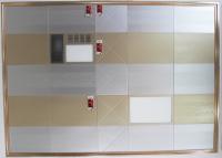 China Modern Artistic Clip In Ceiling Tile 300mm x 300mm , Embossed / Photo-oxidation for sale