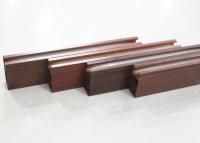 China Rectangle Strip Linear White Metal Ceiling Tile For Airport , T30mm x 70mm for sale