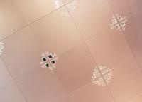China 300mm x 300mm Decorating Artistic Ceiling , Commercial Metallic Ceiling Tile for bathrooms for sale