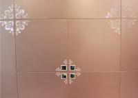 China 300mm x 300mm Decorating Artistic Ceiling , Commercial Metallic Ceiling Tile for bathrooms for sale