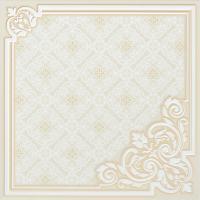 China Ornament Artistic Suspended Ceiling Tiles Wooden Color For Shopping Malls for sale