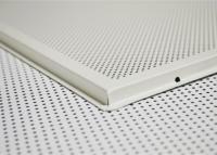 China Punching Acoustic Commercial Drop Ceiling Tiles Aluminum For Indoor Decoration for sale
