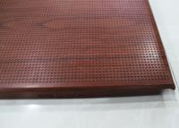 China 600 x 1200 ceiling tiles Clip In Ceiling Wooden punched for ceiling decoration for sale