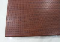 China 600 x 1200 ceiling tiles Clip In Ceiling Wooden punched for ceiling decoration for sale
