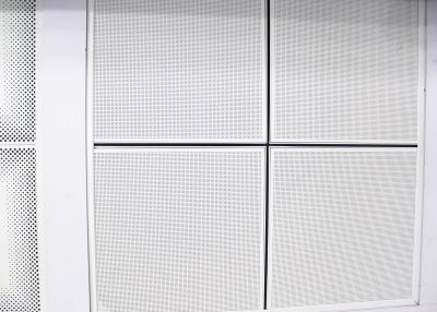 China Perforated Lay In Suspended Metal 1200 x 600 Ceiling Tiles Sheet For Office Building for sale