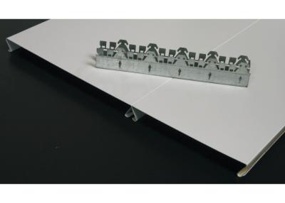 China S - shaped Commercial Ceiling Tiles Strip , Aluminum Suspneded Metal Panel for sale