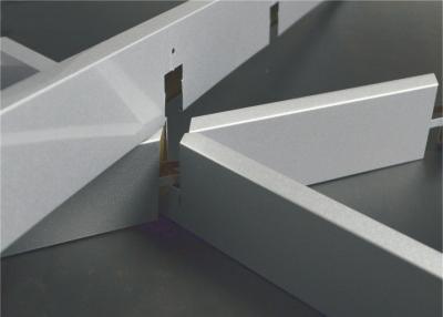 China Suspension Triangular Commercial Ceiling Tiles / Metal Drop Ceiling Tegular for sale