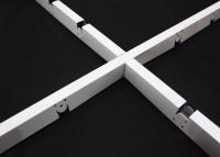 China Decorative Commercial Suspended Ceiling Tiles Square Grille , metal grid panel for sale