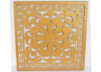 China Mortar resistant Aluminum Wall Panels / Art Flowers Carved Decoration Panel for sale