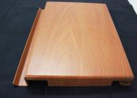 China Non - Flammable Aluminum Solid Panel , Wooden Aluminium Decorative Tiles for sale