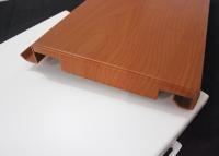 China Non - Flammable Aluminum Solid Panel , Wooden Aluminium Decorative Tiles for sale