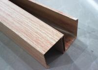 China commercial U - aluminum Profile Screen Ceiling / Ceiling Ties Drop Ceiling for Station for sale