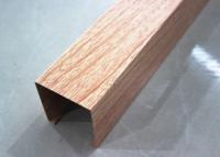 China suspended ceiling U-aluminum Profile Screen Ceiling / Aluminum False Tile for Airport for sale