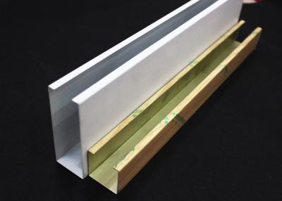 China White Metal U-aluminum Profile Screen Ceiling , Hanging Ceiling Tiles for sale