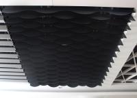 China Waved Shaped Blade Aluminium Baffle Ceiling , Fireproof Decorative Suspended Metal Ceiling Tiles for sale