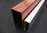 China Building U-aluminum Profile Screen Ceiling , Suspended Aluminum Ceiling Tiles for sale