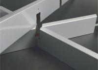 China Interior Ornament Triangle aluminum Metal Grid Ceiling suspended GB / T28001-2011 for sale