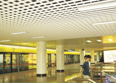 China High strengh Metal Grid Ceiling / perforated suspended grid ceiling , 25mm * 440mm for sale