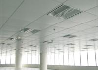 China Round Hole Perforated Metal Office Ceiling Tiles , T bar Metallic False Ceiling for sale
