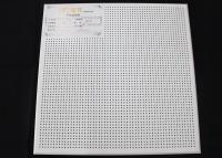 China Metal Front Perforated Aluminum Acoustic Panels for Ceiling 12 x 12 Ceiling Tiles , SGS for sale