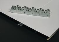 China Perforated Beveled S - shaped Aluminium Strip Ceiling , Acoustic Suspended Ceiling for sale