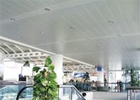China C - shaped Closed Aluminium Strip Ceiling / Acoustic Suspended Ceiling Tiles Nonwoven for sale