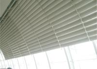 China Automatic Wooden Aluminum Sun Shade System Oval Elliptic For large span steel structure for sale