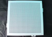China Acoustic Ceiling Tiles / Oblong Hole Perforated Stamped Metal Ceiling Panels for sale