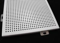 China Roof Aluminum Wall Panels / Perforated Acoustic Metal Ceiling Tiles Sheet for sale