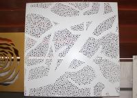 China Artistic Aluminum Wall Panel / Custom Art Flowers Carved Decoration Ceiling tiles for sale