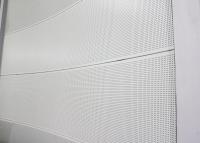 China Curved Aluminum Wall Panel / Perforated Metal Ceiling Panels for building wall for sale